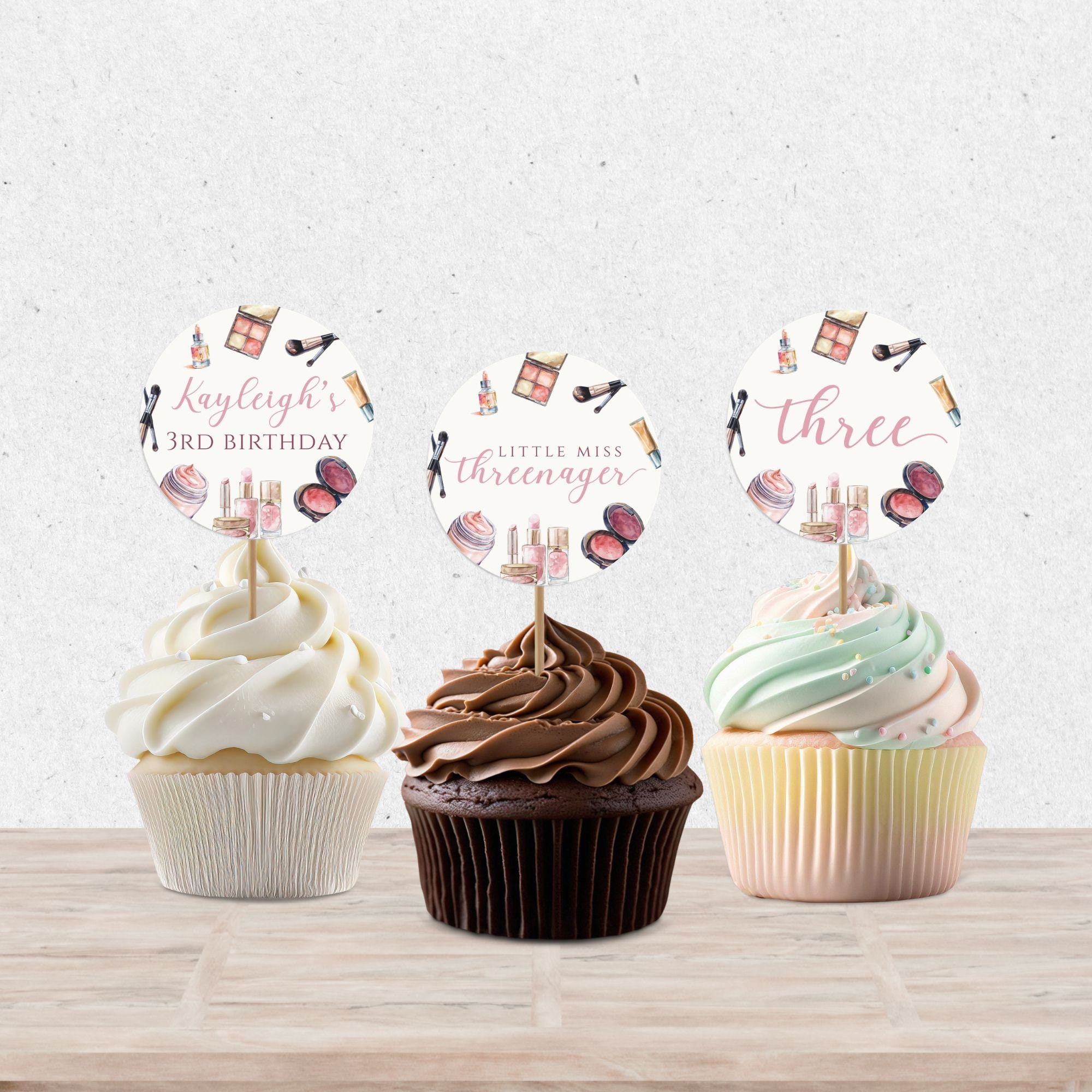 Threenager Birthday Sign Bundle, Little Miss Threenager Party Birthday ...