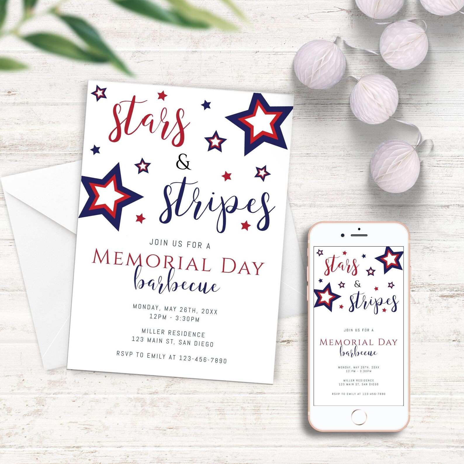 Memorial Day Drinks Sign, Patriotic Party Signage, Stars and Stripes ...