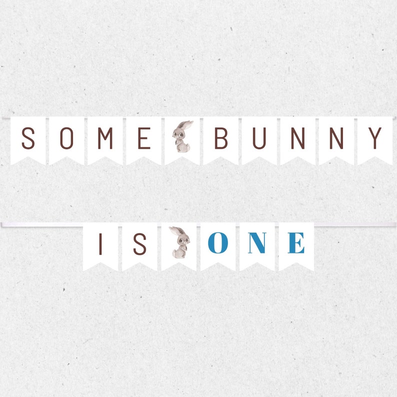 Editable Thank You Favor Tags, Some Bunny Birthday Party, Bunny Gift ...