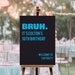 Editable Bruh Pool Party Birthday Welcome Sign, Bruh Decorations, Bruh ...