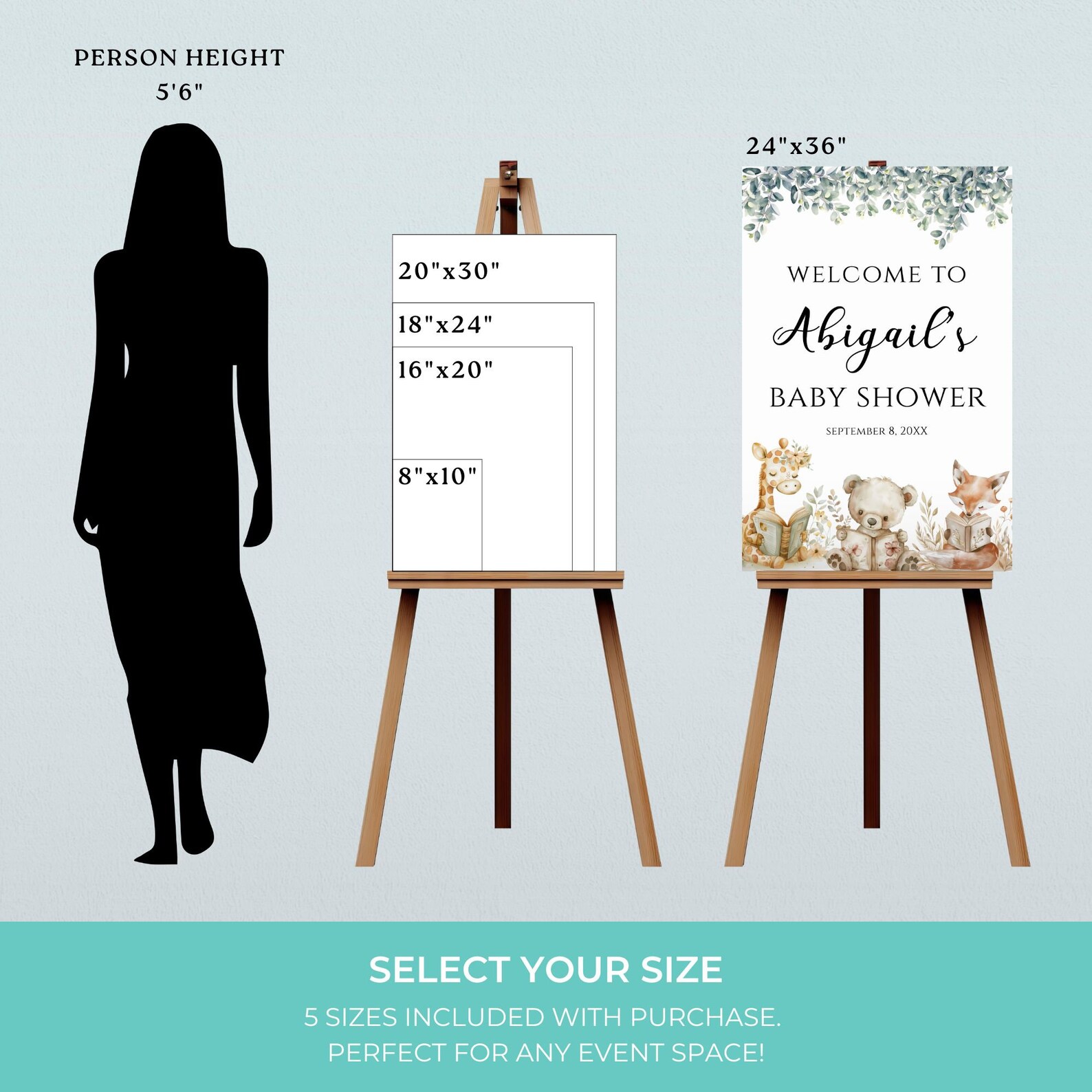 Editable Storybook Welcome Sign, New Chapter Baby Shower Decoration ...