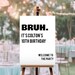 Editable BRUH Food Tent Card, Custom Food Labels, Bruh Birthday Tented ...