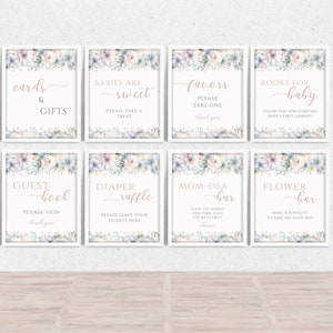 Oh Baby Banner, Baby in Bloom Baby Shower Bunting Decoration, Pink ...