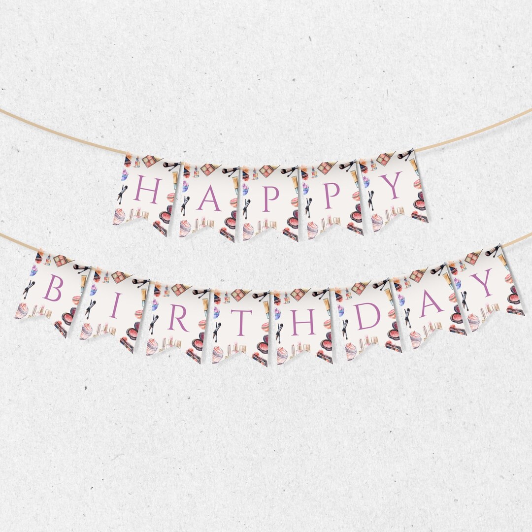 Editable Threenager Birthday Banner, Little Miss Threenager Happy ...