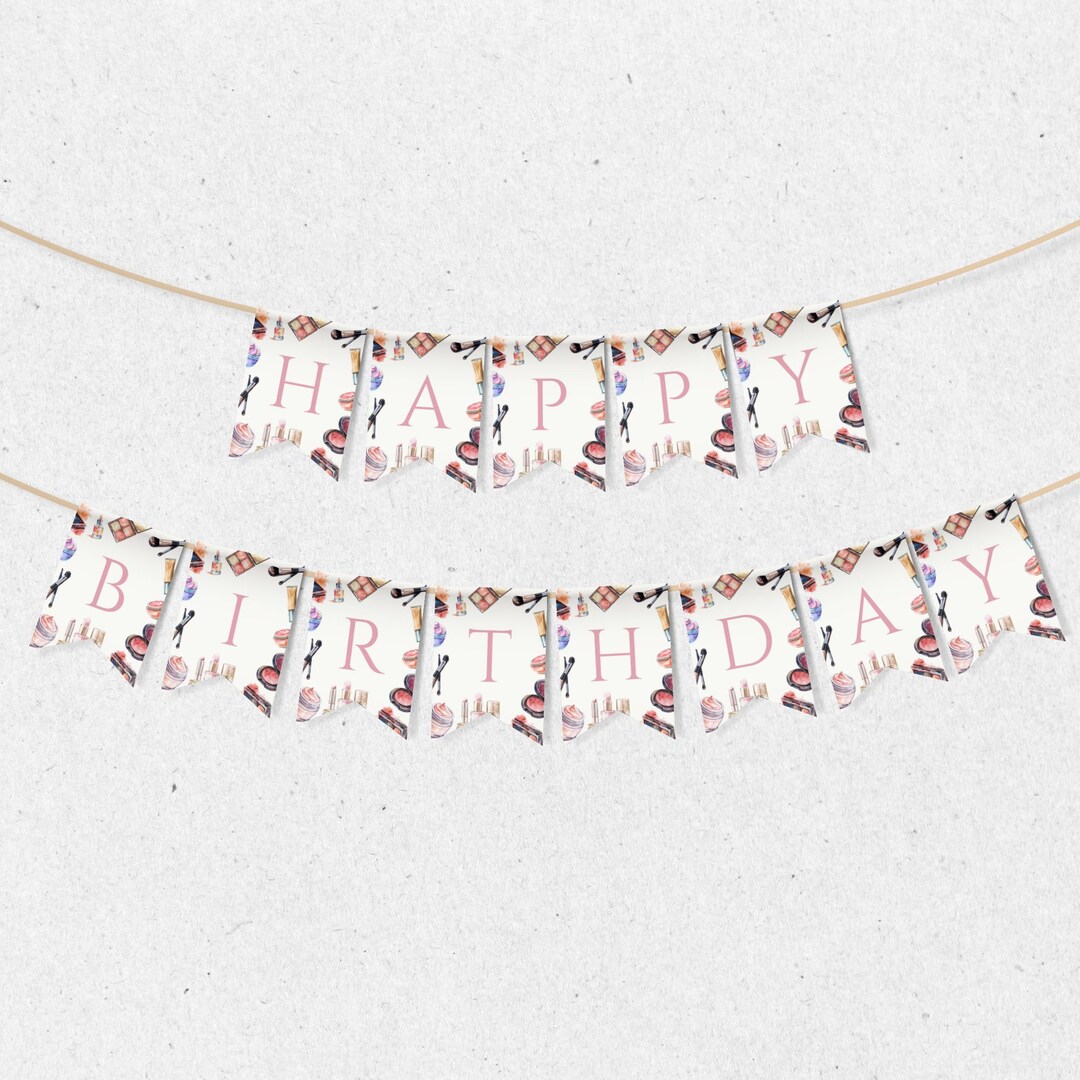 Editable Threenager Birthday Banner, Little Miss Threenager Happy ...