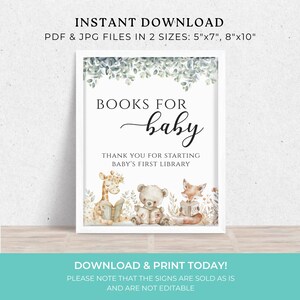 New Chapter Book Baby Shower Books for Baby Sign, Storybook Baby's ...