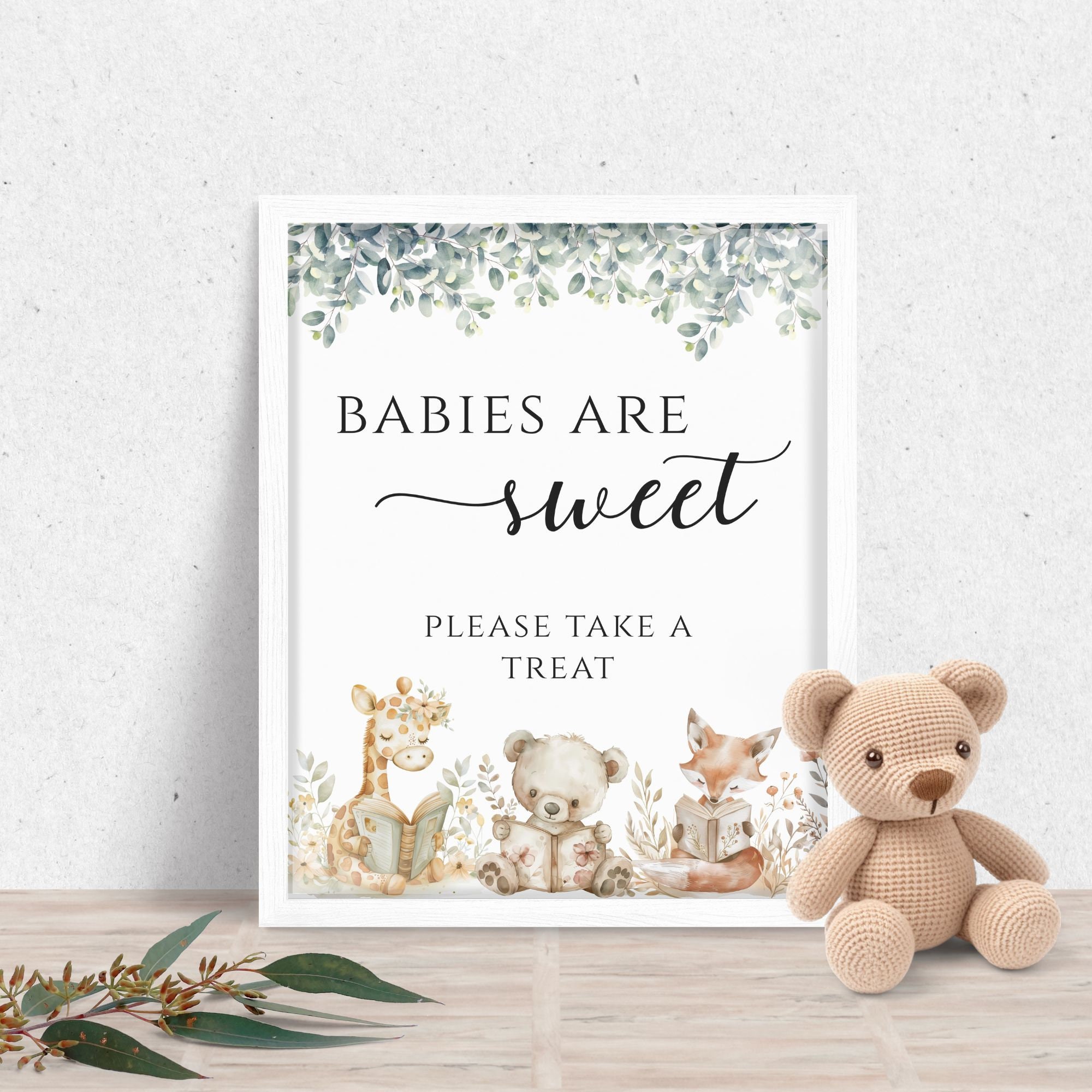 New Chapter Baby Shower Advice for the Parents-to-be Sign, Storybook ...