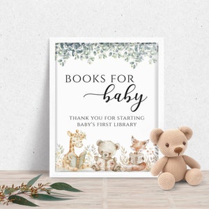 New Chapter Book Baby Shower Books for Baby Sign, Storybook Baby's ...