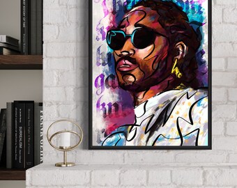 Future Pop Art A4 Poster Print/ Hip Hop Quotes/ Wall Decor/ Wall Art ...