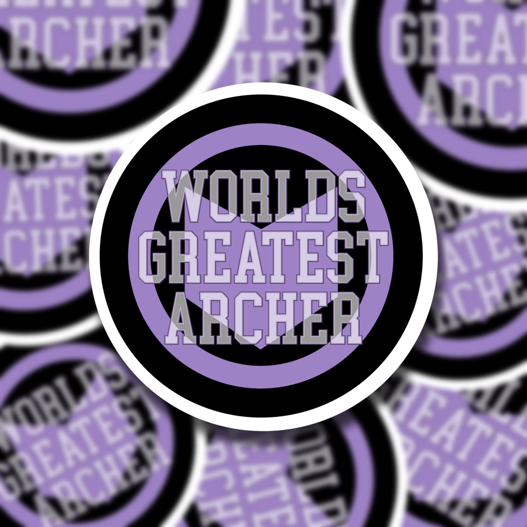 World’s Greatest Archer Sticker - Etsy
