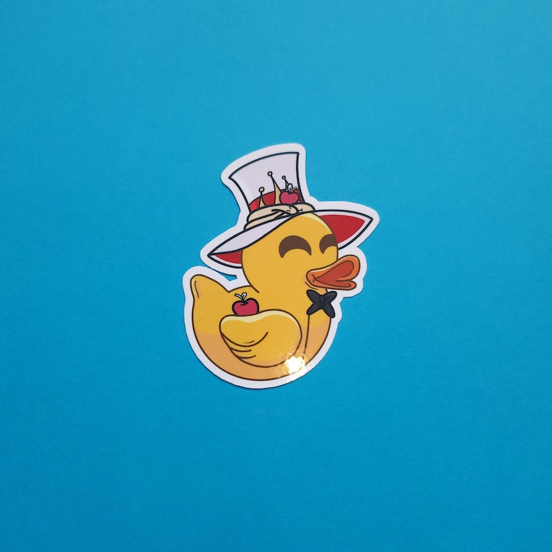 Lucifer Duck Sticker | Hazbin Hotel - Etsy