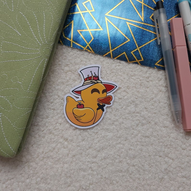 Lucifer Duck Sticker | Hazbin Hotel - Etsy