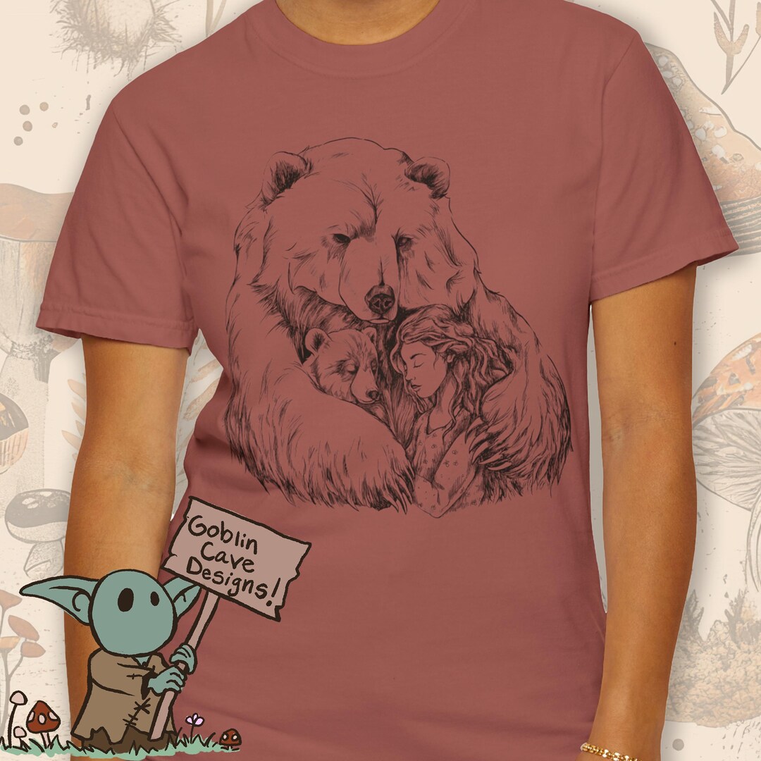 Goldilocks and Mama Bear T-shirt: Storybook Art Mom Gift - Etsy