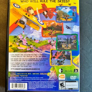 PS2 - Snoopy Vs. the Red Baron - Etsy