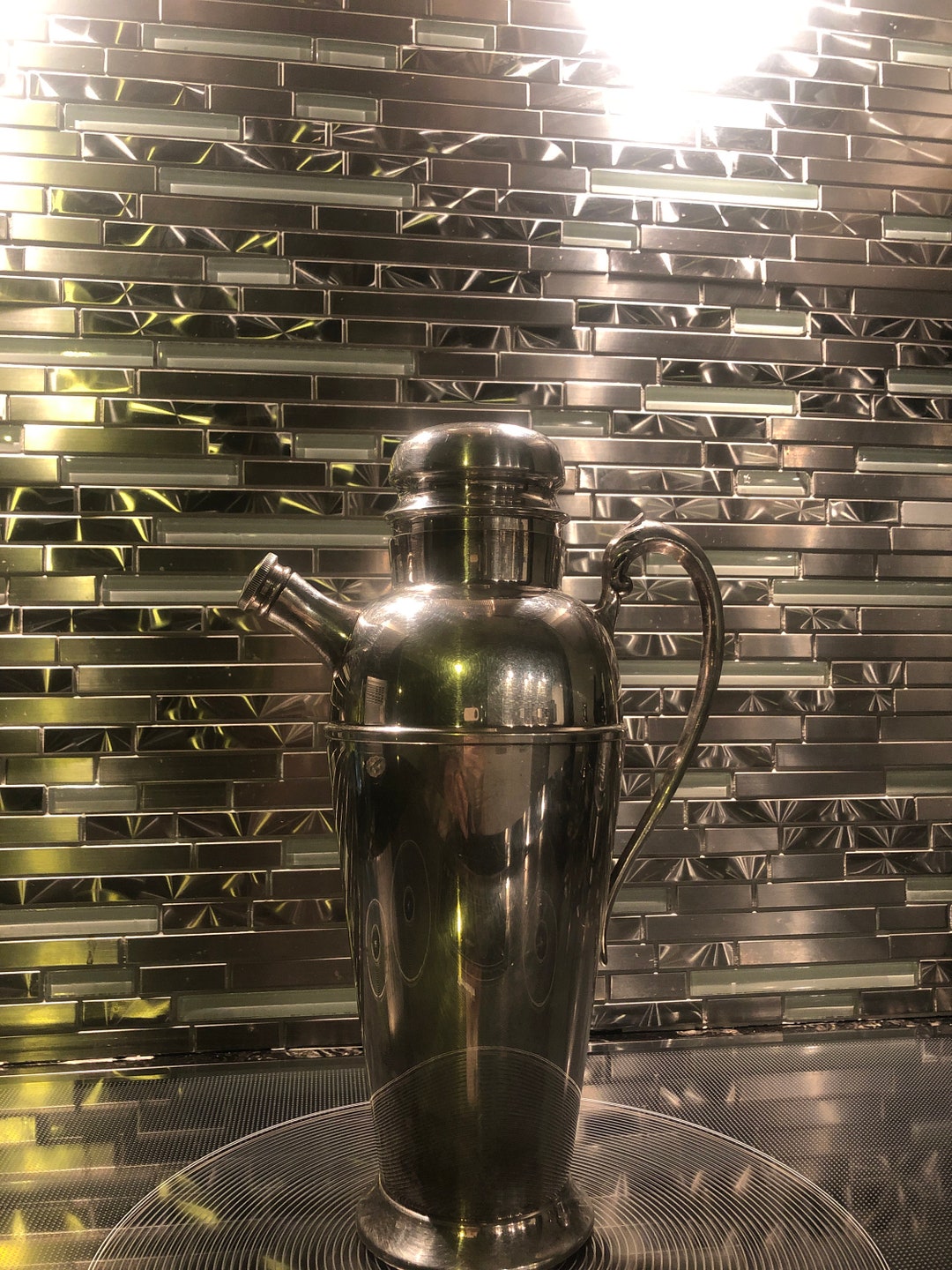 Vintage Primrose Plate Art Deco Silver Plate E.P. Copper B.M Mounts ...