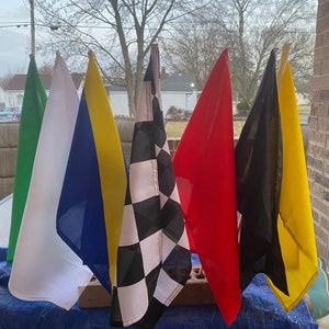 Race Flags on Poles - Etsy