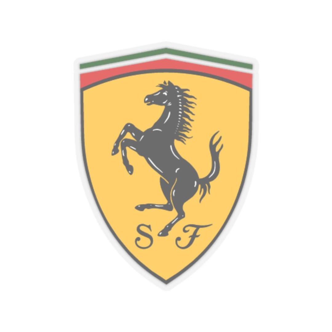 Premium Ferrari Logo Sticker, High-quality Vinyl Decal for Car ...