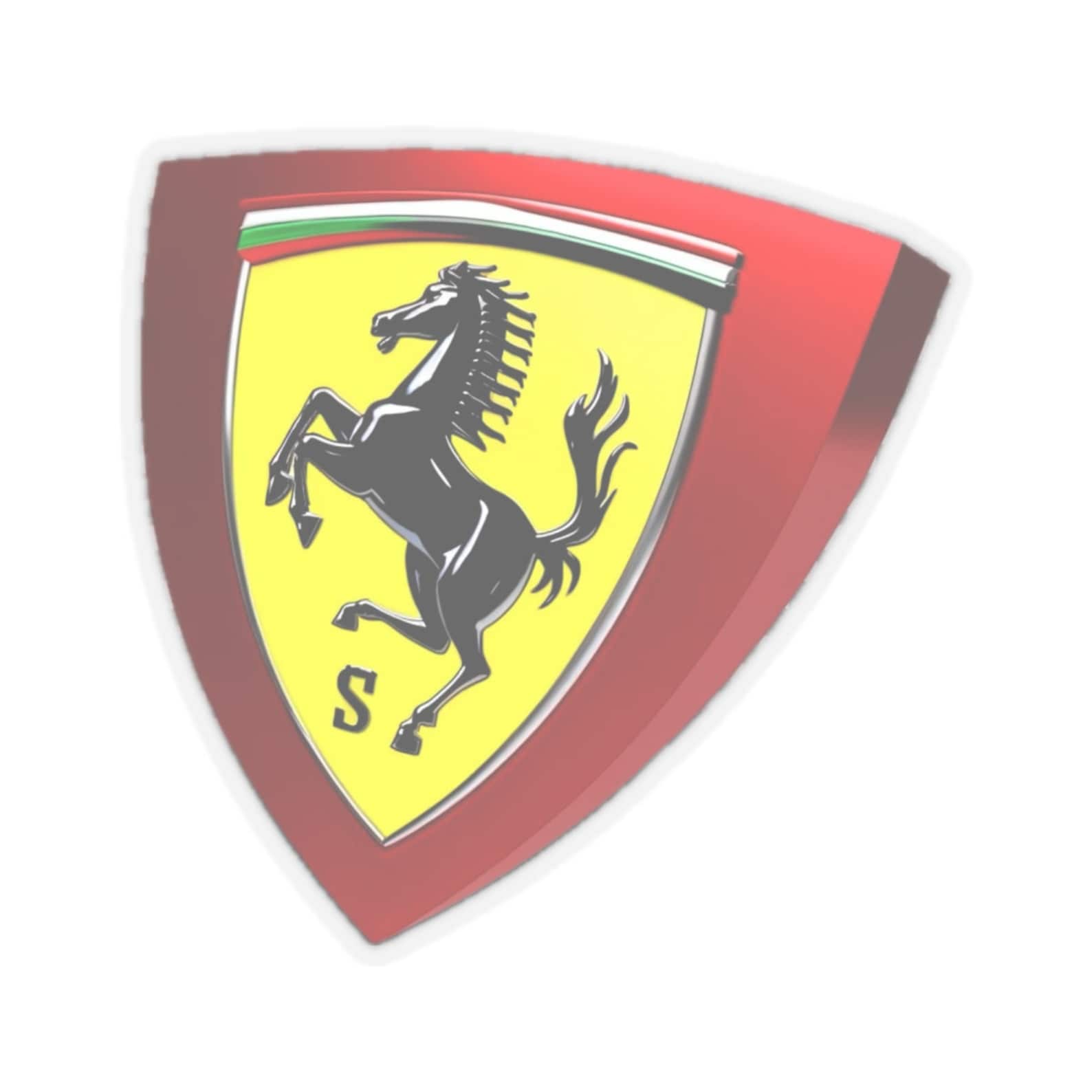 Premium Ferrari Logo Sticker, High-quality Vinyl Decal for Car ...