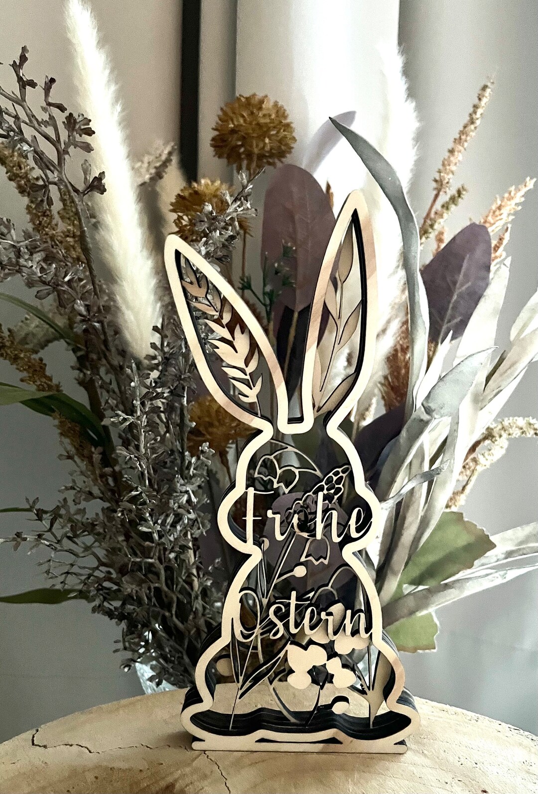 Easter Bunny | Bunny | Happy Easter | Decorative Standee | 4-layer 20 X ...