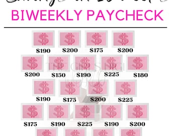 Budget Sheet 5K Savings Challenge *NEW COLOR* - Etsy