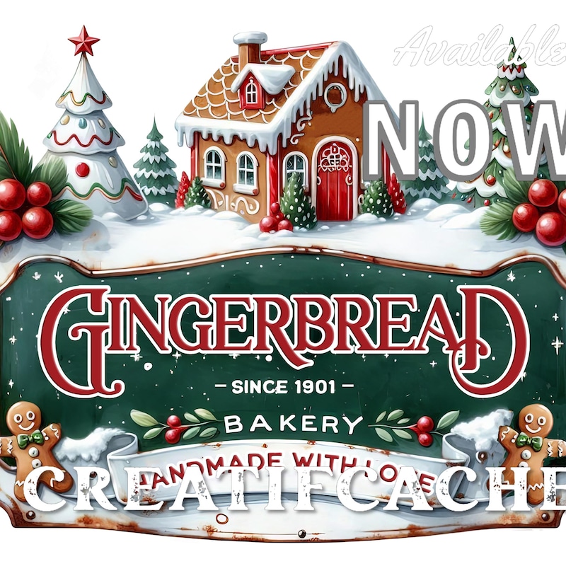 Gingerbread Sign - Etsy