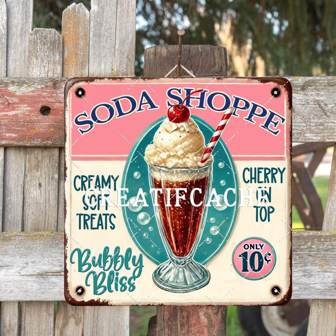 Soda Shoppe Sign, Retro Soda Fountain Print (digital Download) - Etsy