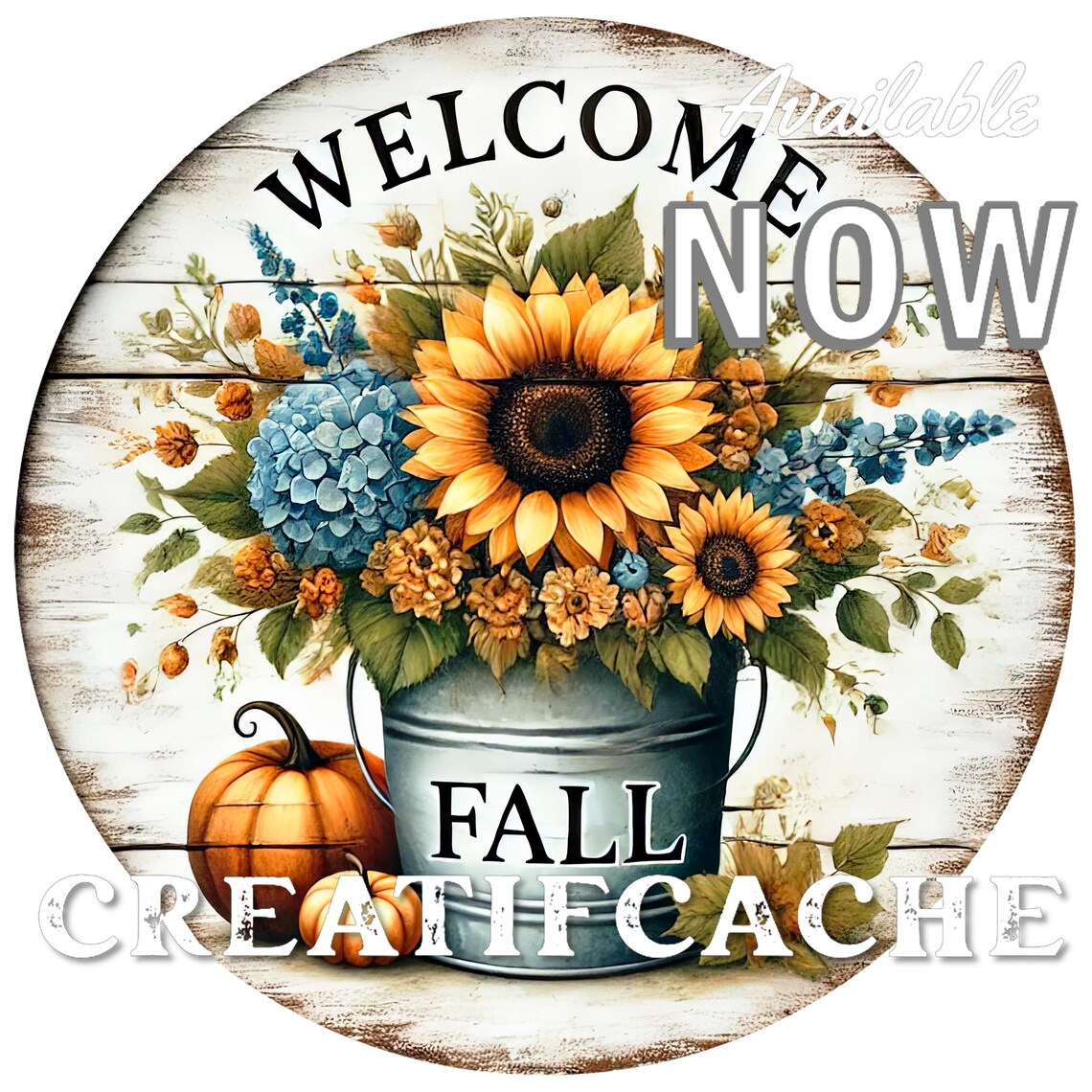 Farmhouse, Welcome Fall, Sunflowers, Wreath Sign, Autumn Wreath Sign ...