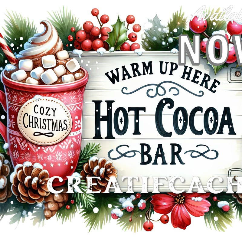 Hot Cocoa Bar Sign - Etsy
