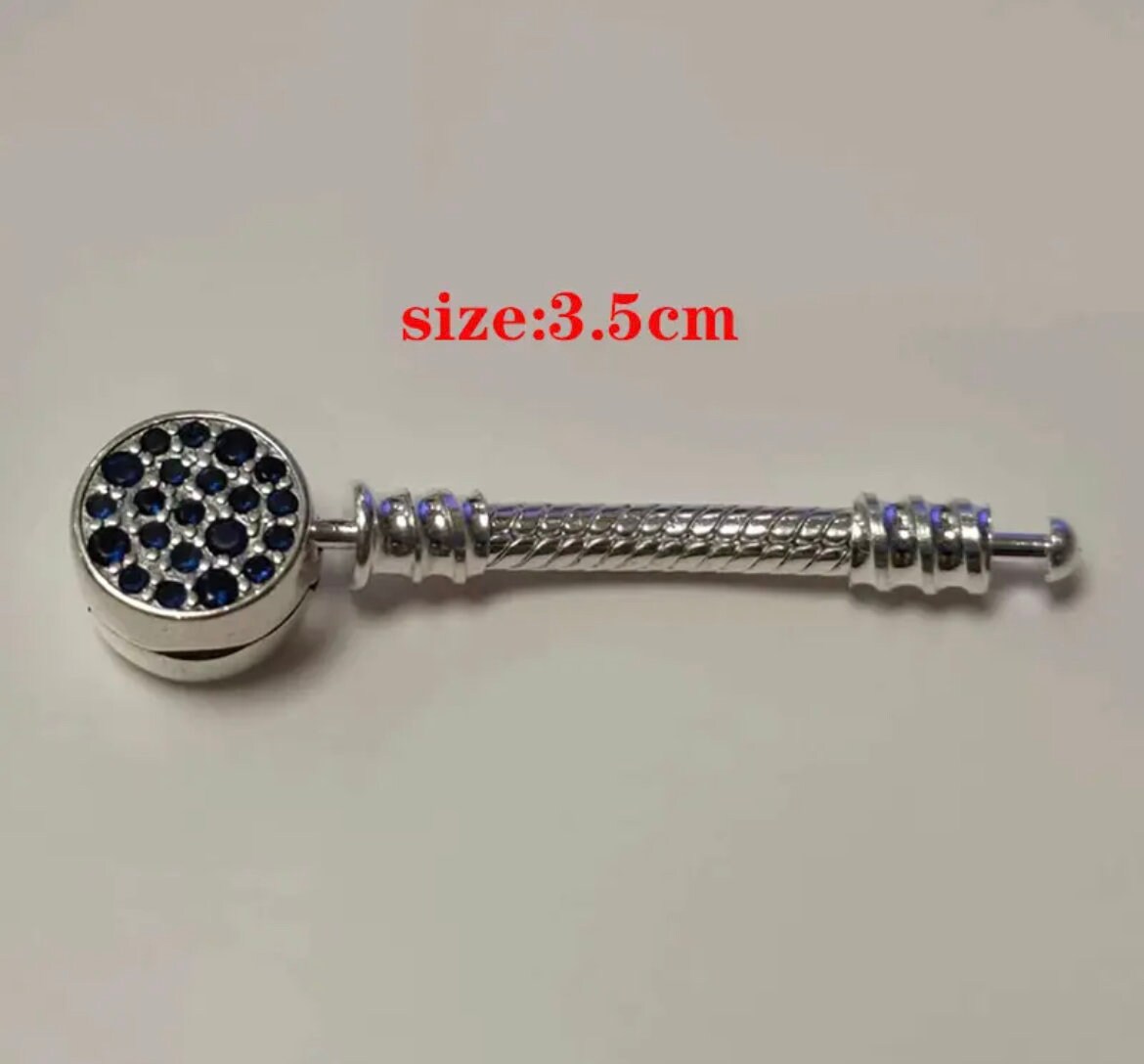 925 Sterling Silver Charm Bracelet Extender Clasp 3.5cm 1.35inches ...