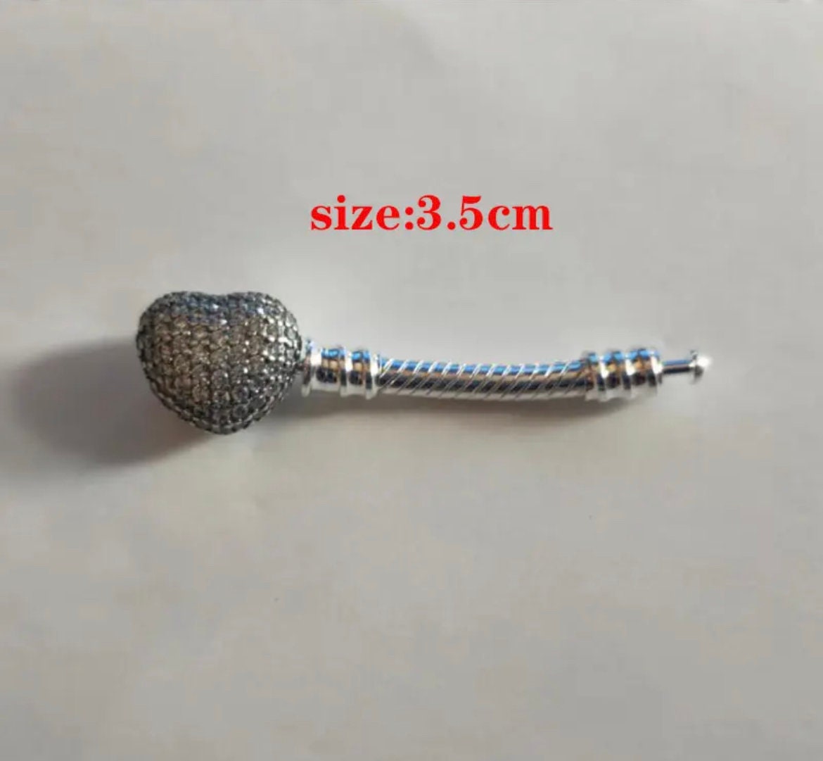 925 Sterling Silver Charm Bracelet Extender Clasp 3.5cm 1.35inches ...