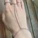 Silver Hand Chain Bracelet Summer Bracelet Dainty Jewelry - Etsy