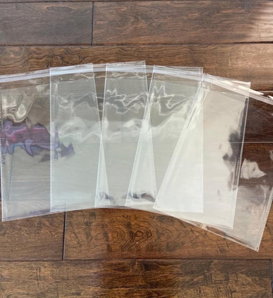 20 OR 40 Pack - 11x15" XL Crystal Clear Self-seal Adhesive ...