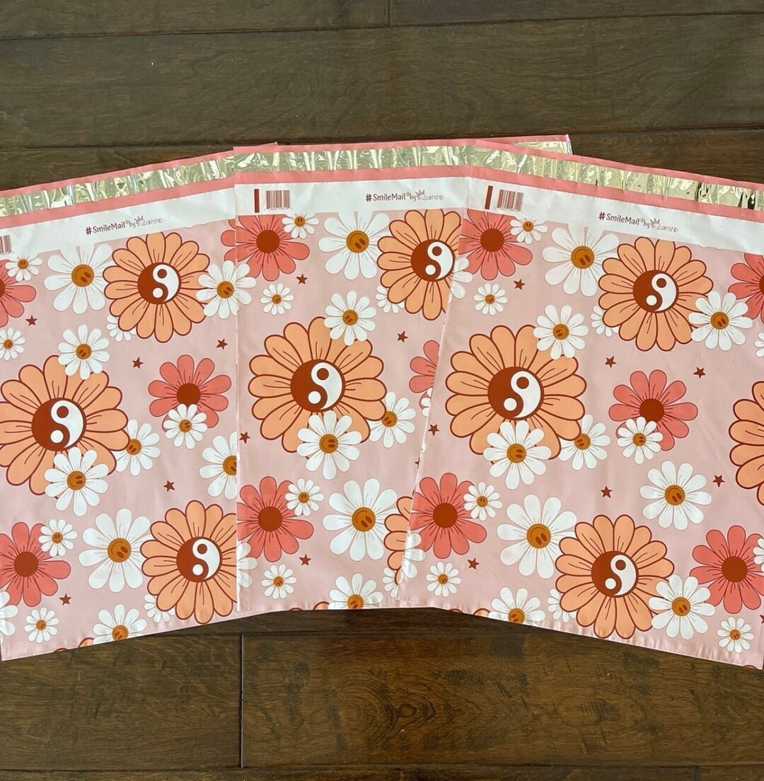 10 or 20 Pack - 14x17" XL Beautiful Ying/yang Designer Poly Mailers ...