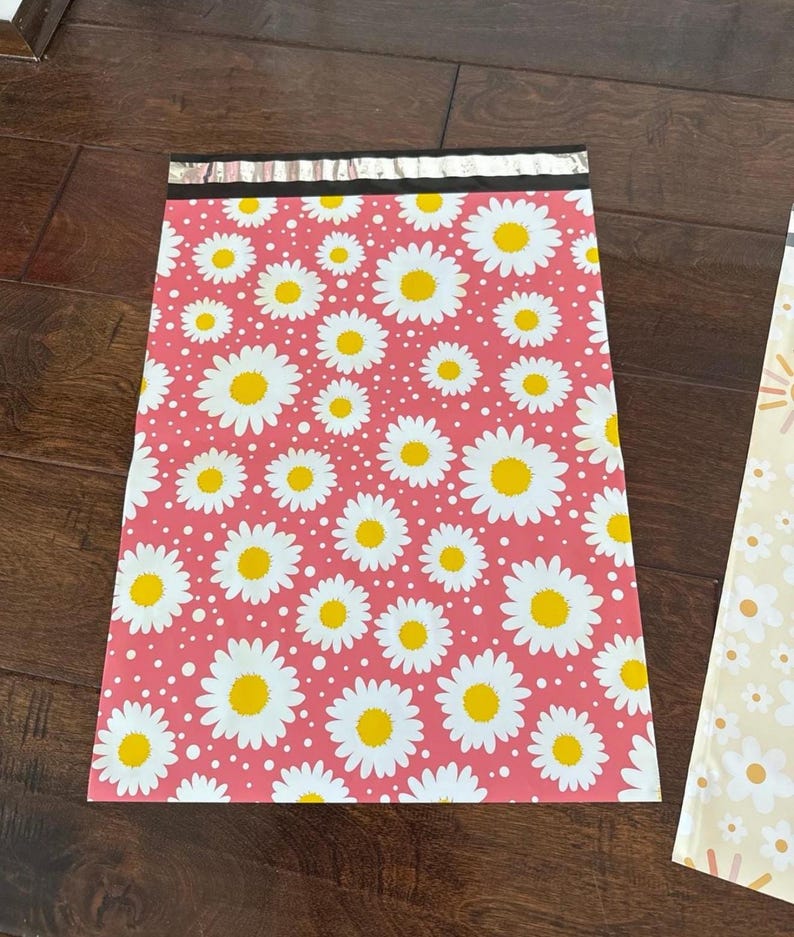 10 OR 20 Pack - 12x15.5" Large Beautiful Floral 5 Patterns Poly Mailers ...