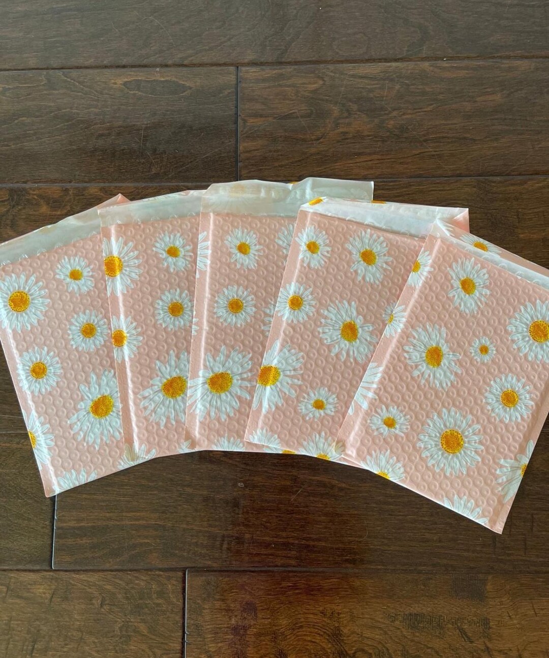 10 OR 20 Pack - 6x9" Beautiful Pink Daisies Designer Bubbler Mailers ...