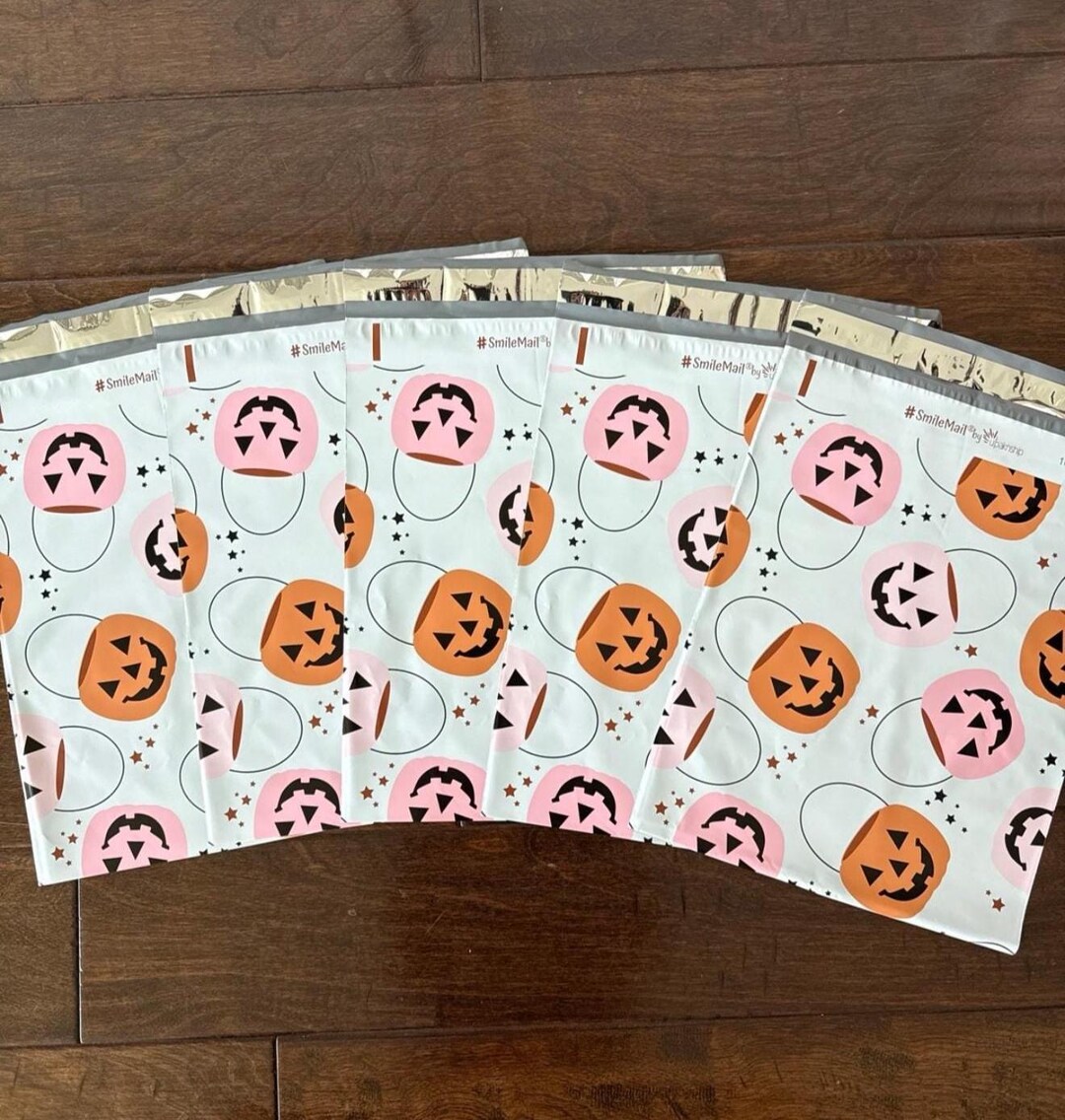 10x13" Super Cute Trick or Treat Designer Poly Mailers! Non-padded ...