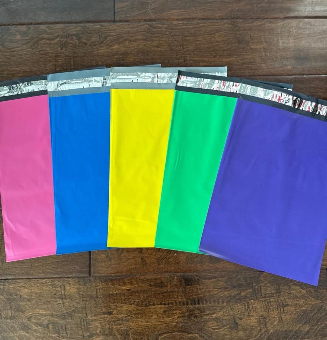 9x12" Beautiful Mix of 5 Beautiful Colors Designer Poly Mailers! You ...