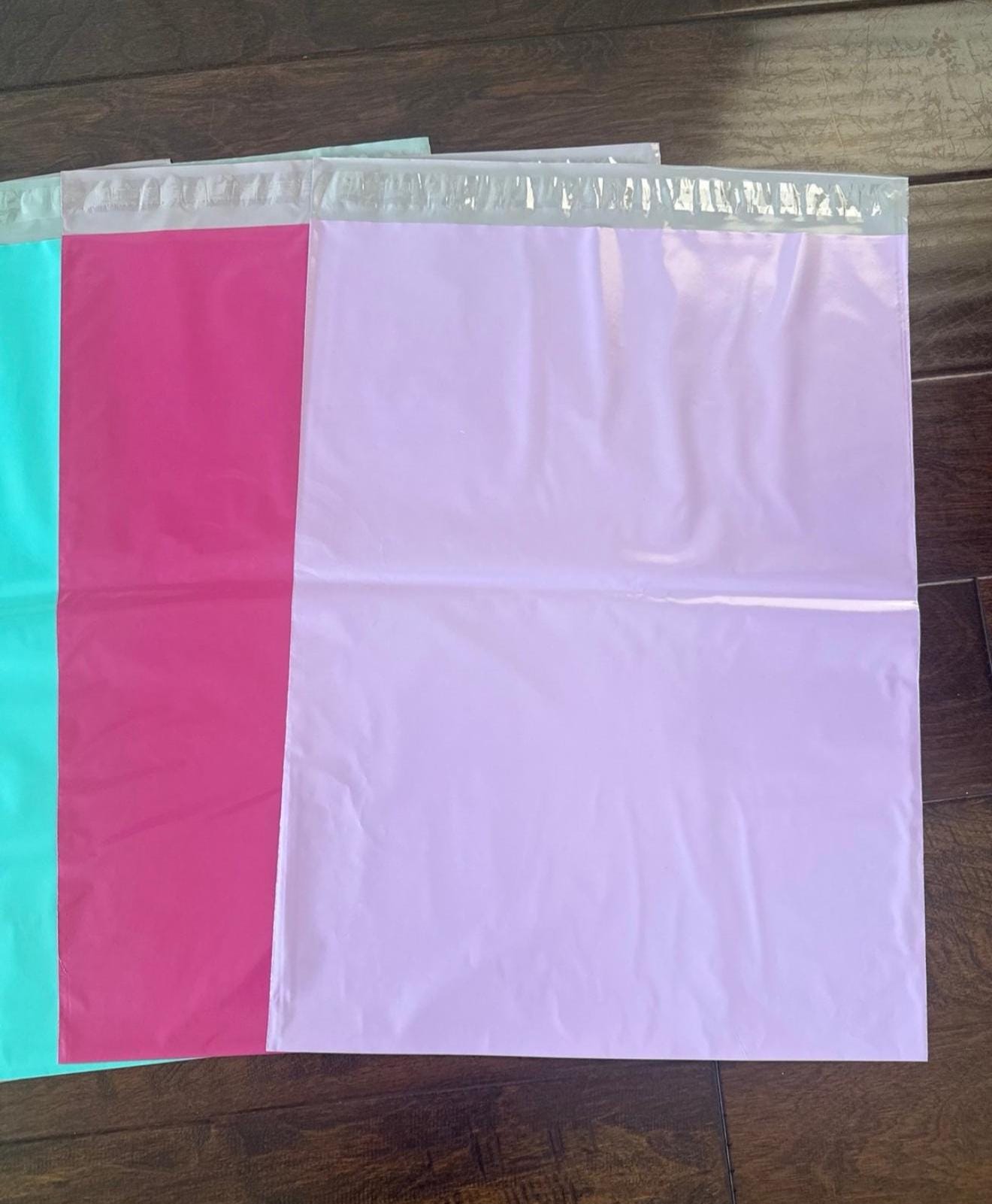 10 or 20 Pack - 14.5x19" XL Beautiful Mixed Colors Designer Poly ...