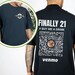 54 Plus 55th Birthday Middle Finger Shirt Aged to Perfection Birthday ...