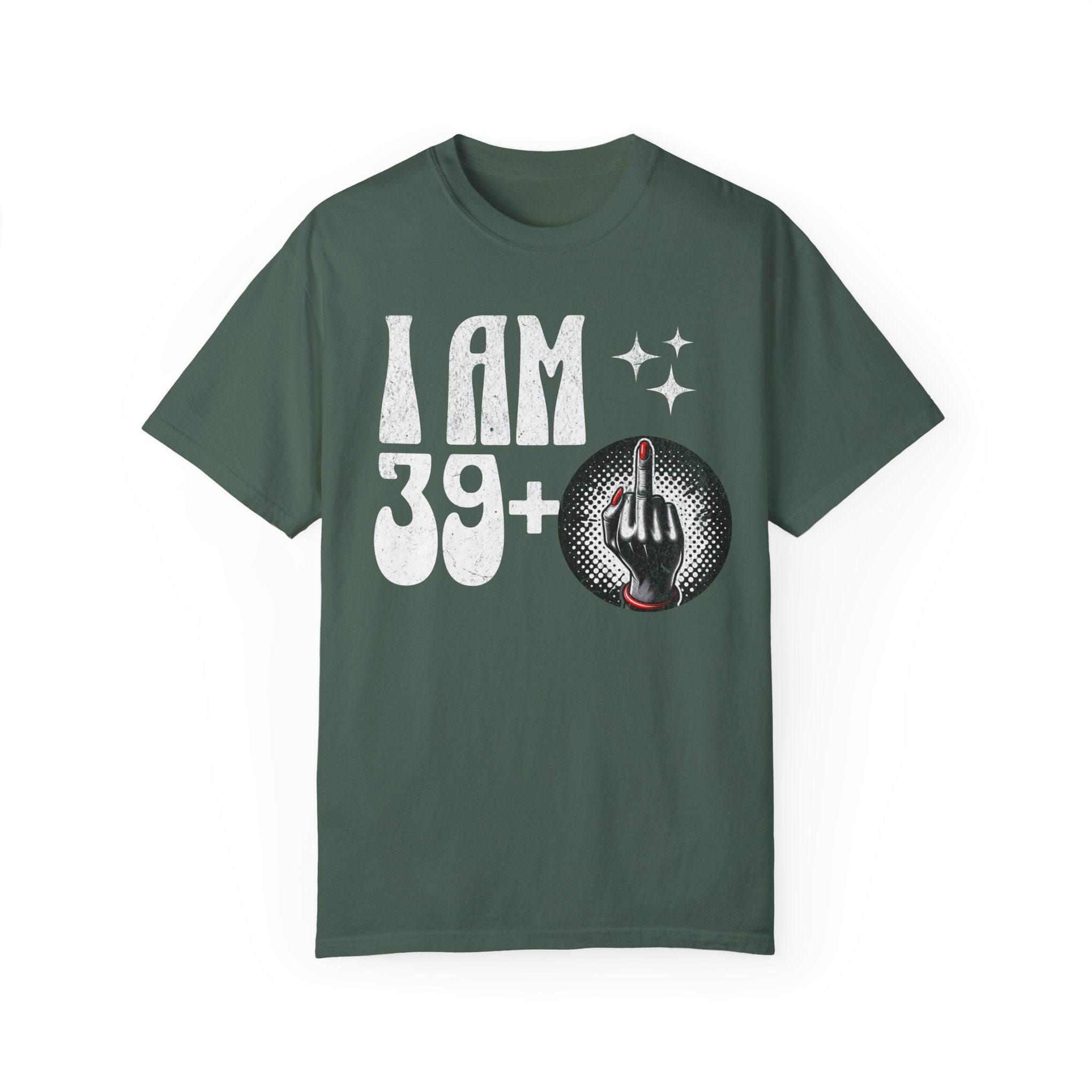 39 Plus One 40th Birthday Middle Finger Shirt 40th Birthday for Woman ...