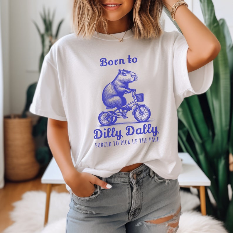 Born to Dilly Dally Comfortcolors Unhinged Clowncore Clothes Kidcore ...