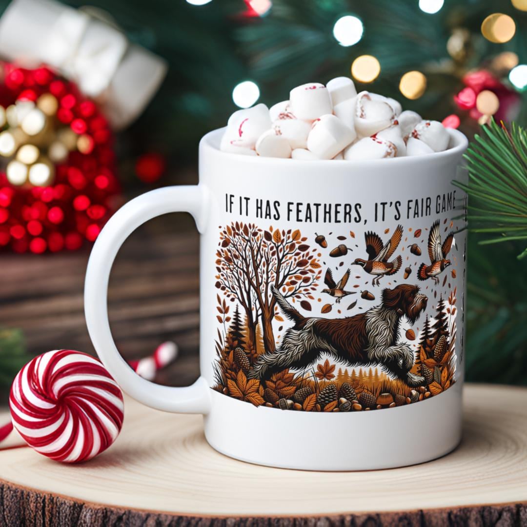 Custom Wirehaired Pointing Griffon Christmas Coffee Mug Personalized ...