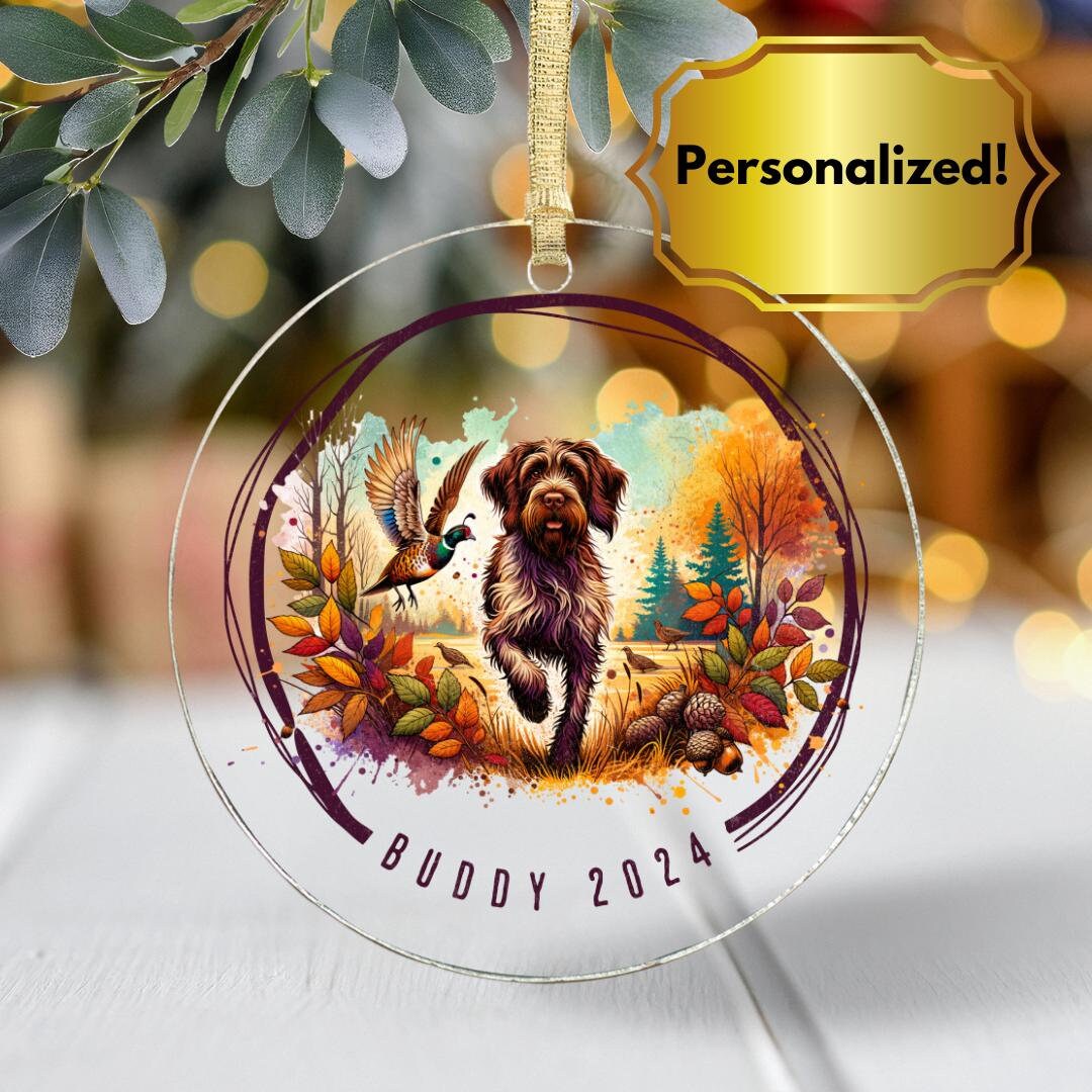 Custom Wirehaired Pointing Griffon Ornaments Personalized Griff ...
