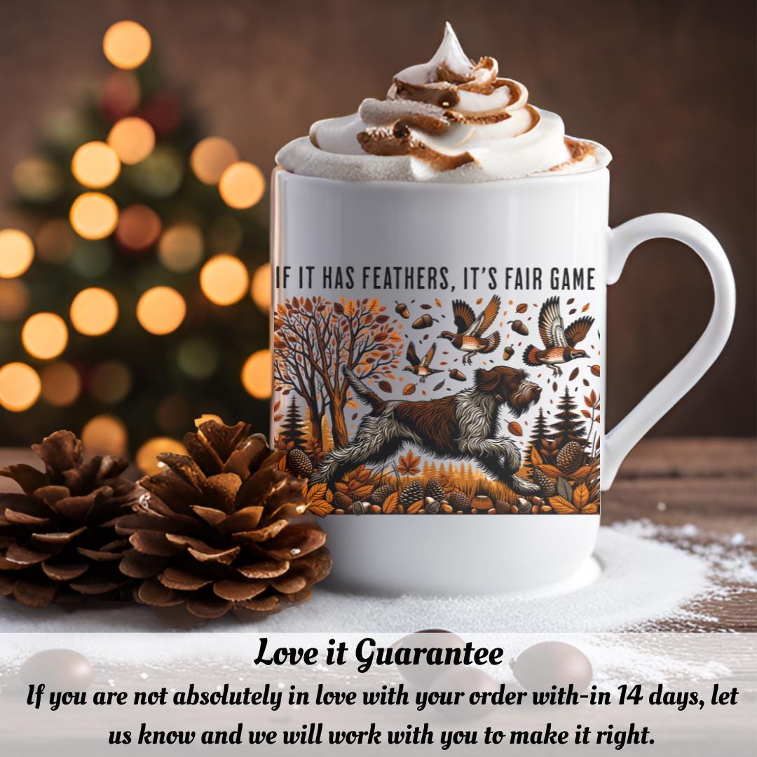 Custom Wirehaired Pointing Griffon Christmas Coffee Mug Personalized ...