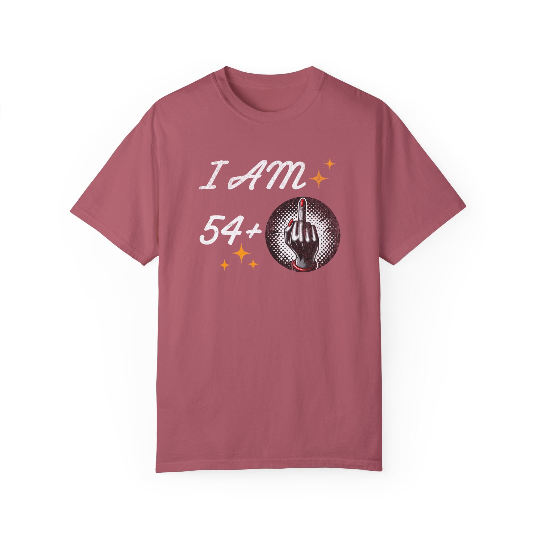 54 Plus 55th Birthday Middle Finger Shirt Aged to Perfection Birthday ...