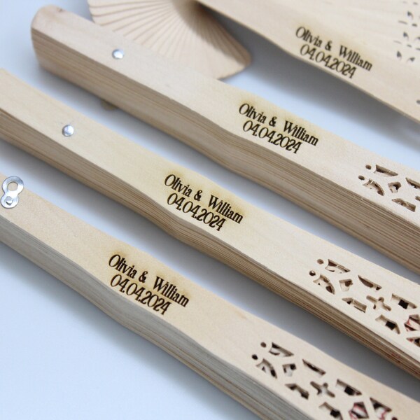 Personalized Hand Fans - Etsy