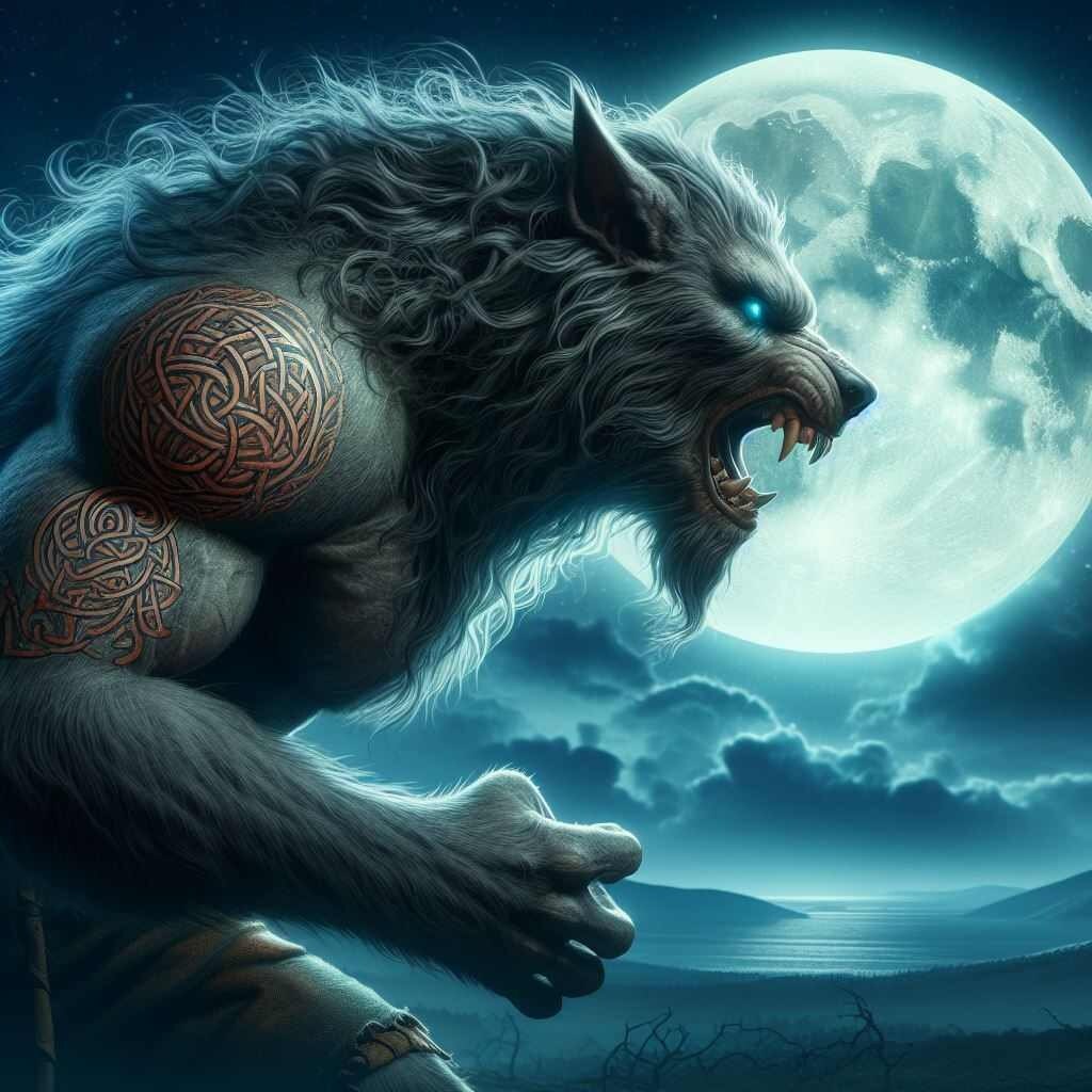 CELTIC WEREWOLF TRANSFORMATION // Laignech Fáelad Werewolf Descendent ...