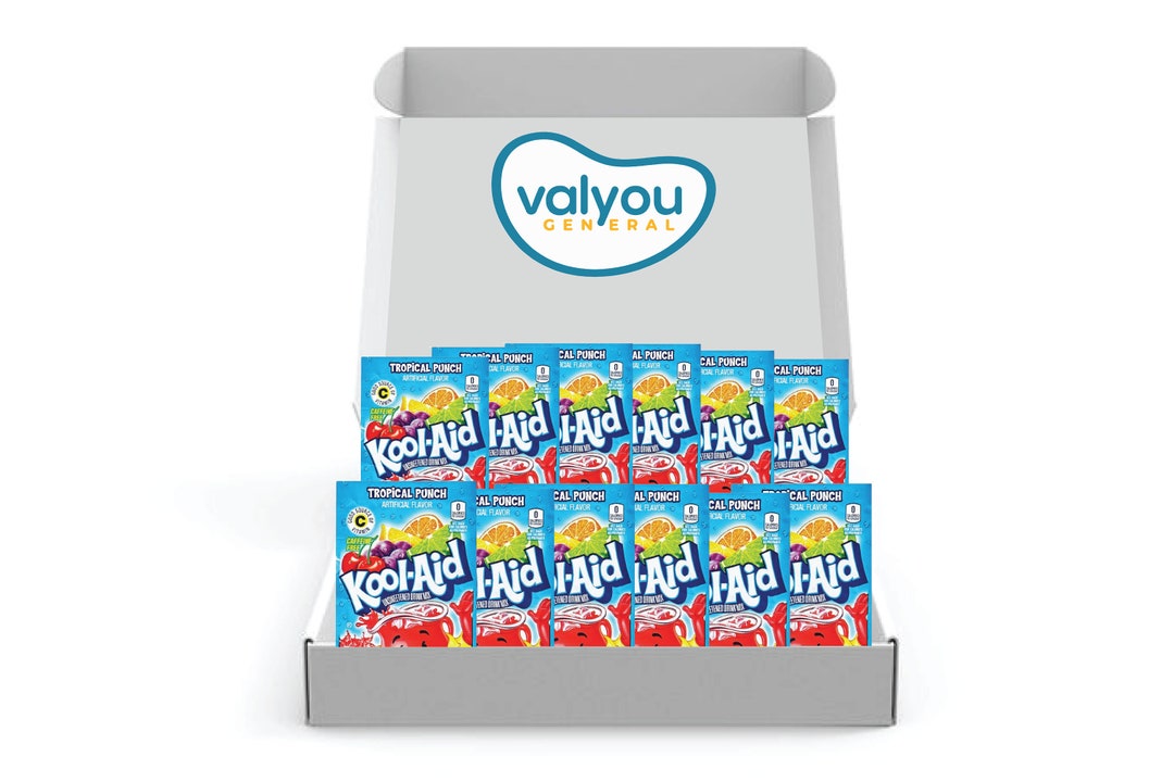 12 Packs | Kool-aid Tropical Punch Powdered Soft Drink Mixes | Koolaid ...
