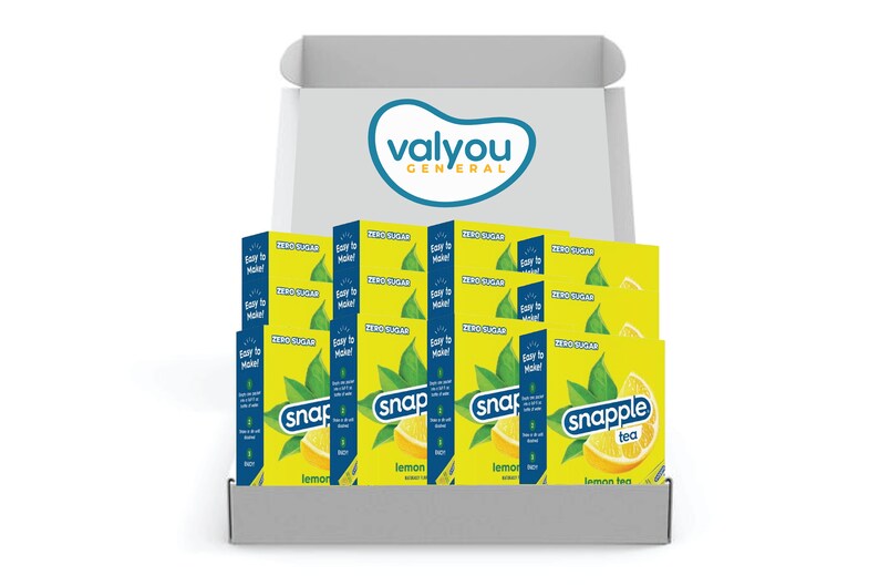 12 Packs full Box Snapple Fruit on the Go Variety Flavor Drink Mix 6 ...