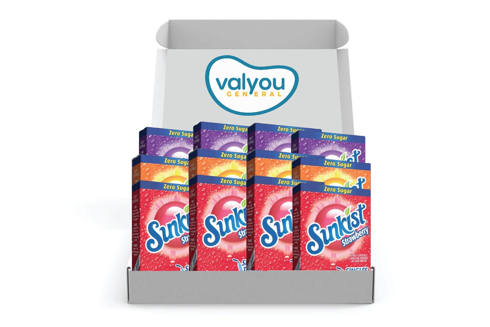 12 Packs | Sunkist Variety Singles to Go Drink Mix | Choose Your Own ...